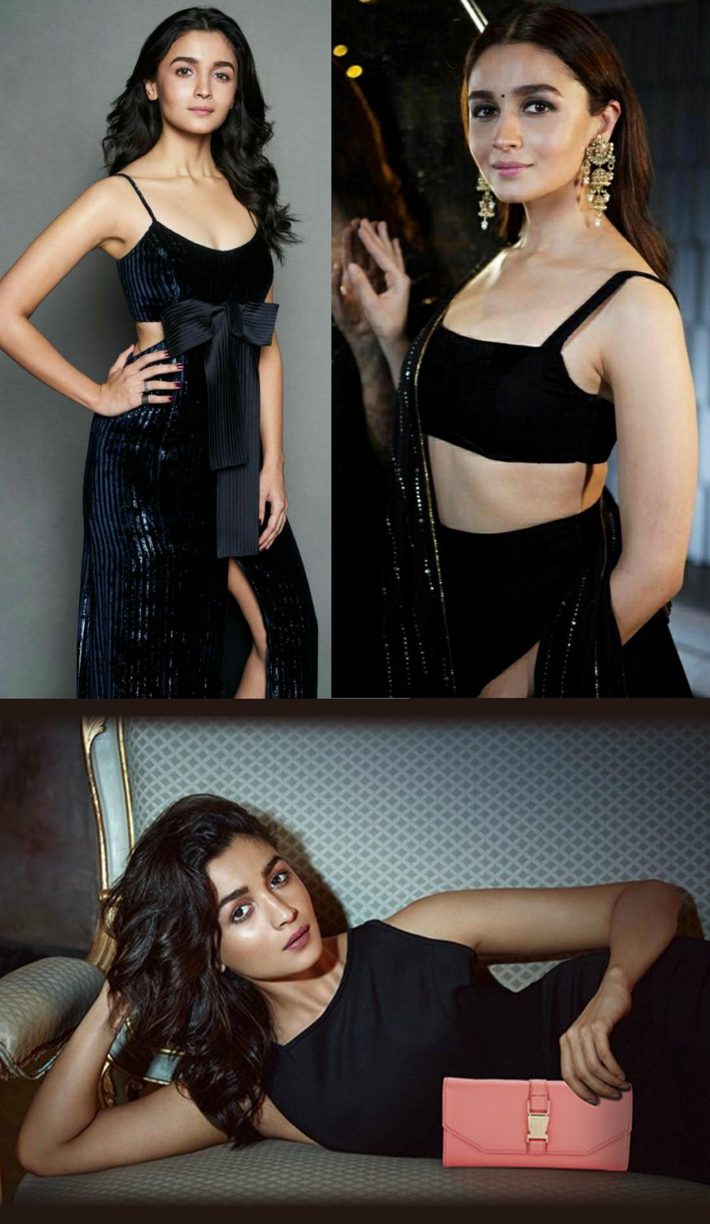 Alia Bhatt slaying it in Black 🖤🔥 | Scrolller