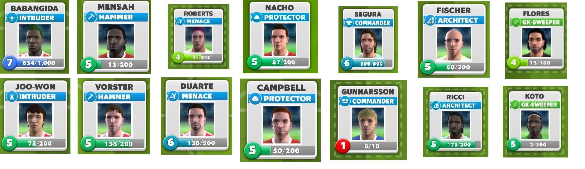 All of the new players added to Score Match (secret players) | Scrolller