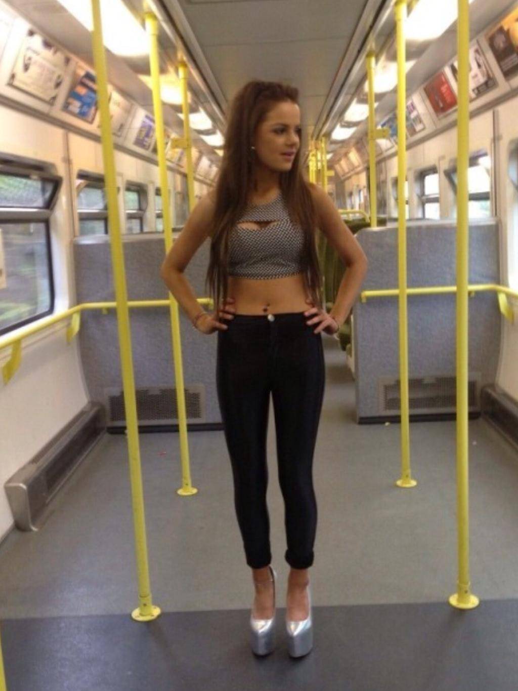 Alone on a train | Scrolller