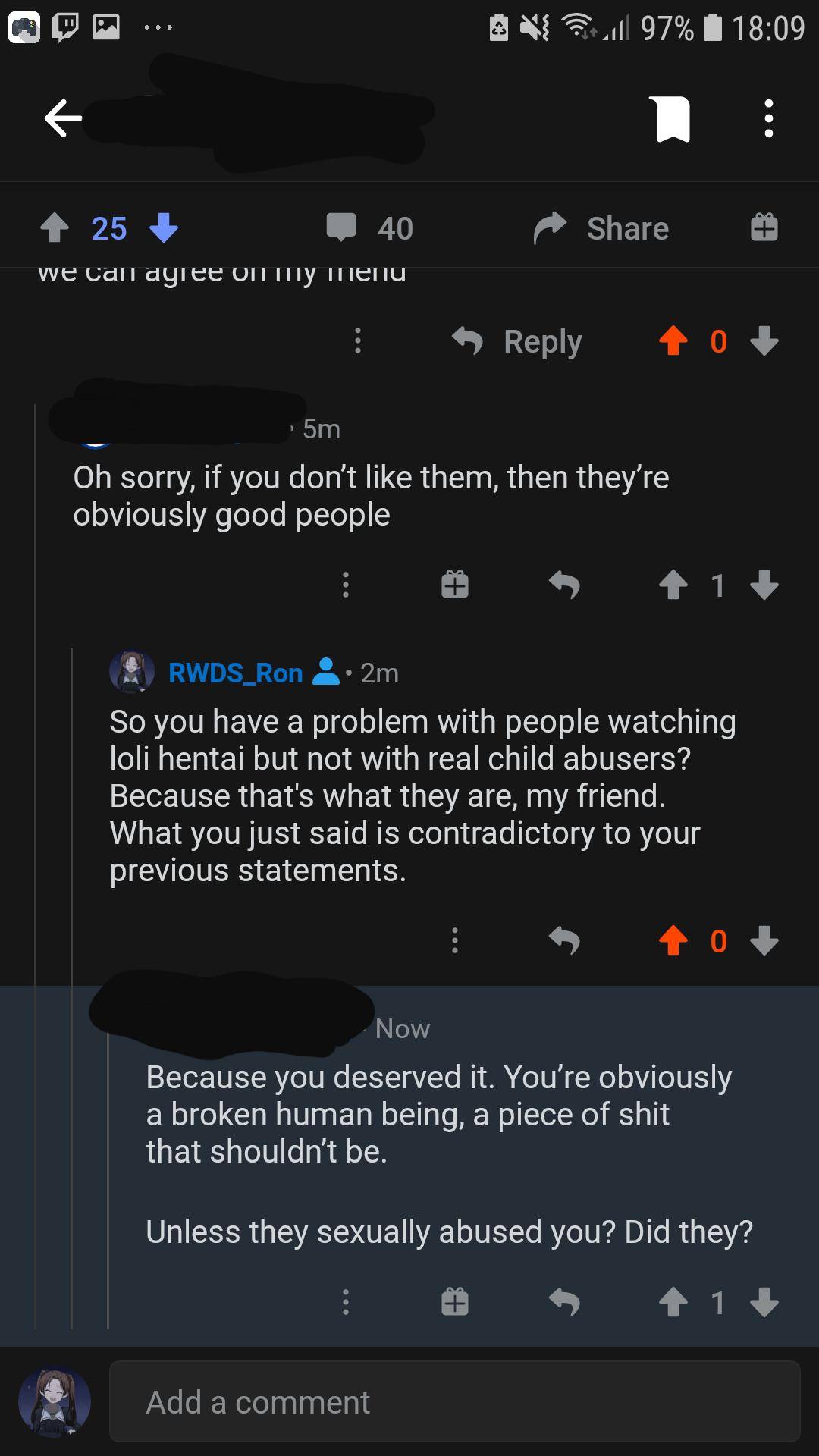 Always remember that abusing your children is okay as long as you don't watch bad fake stuff on ...