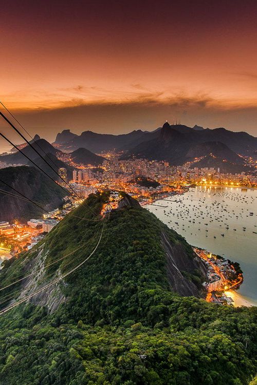 Amazing Aerial view of Rio de Janeiro, Brazil [500x750] | Scrolller