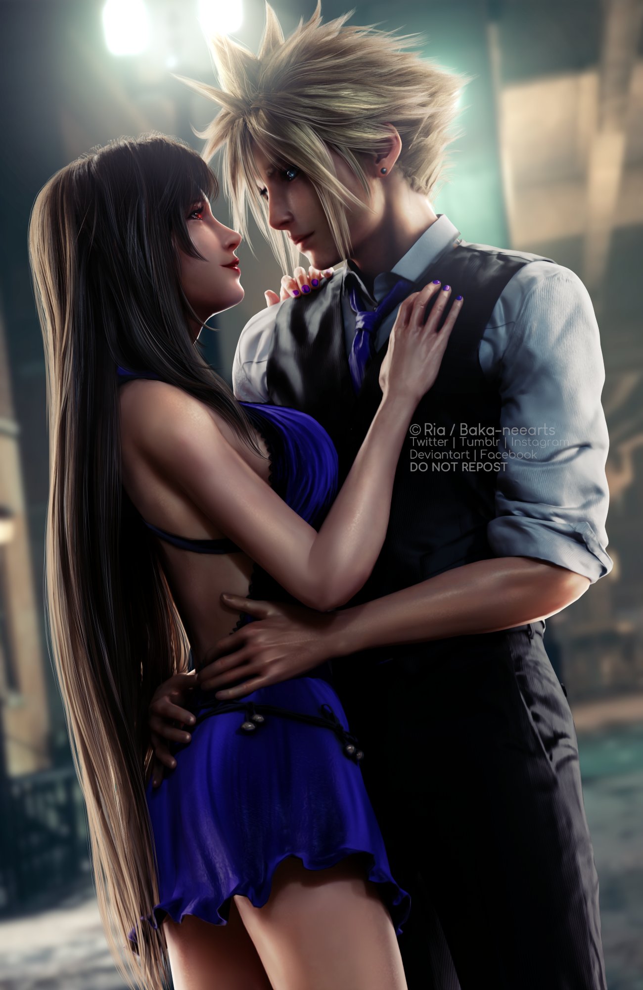 Amazing Tifa and Cloud art ️ | Scrolller