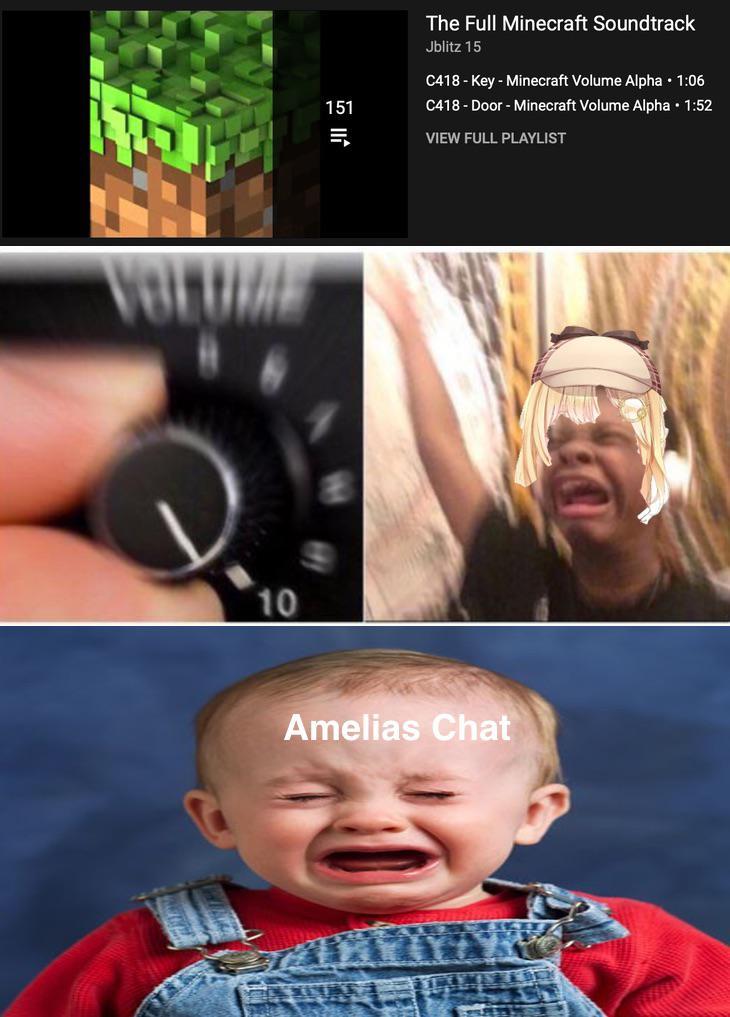 Amelias Minecraft stream be like | Scrolller