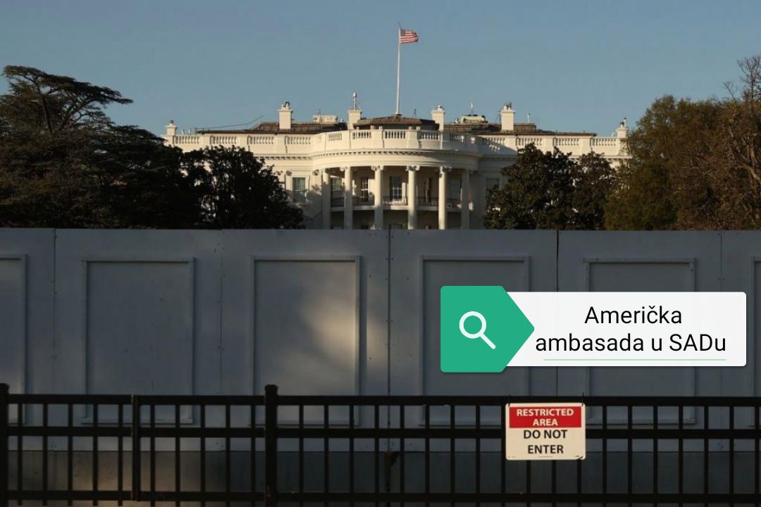 Američka ambasada u SADu, ograde i to, boje se lokalaca | Scrolller