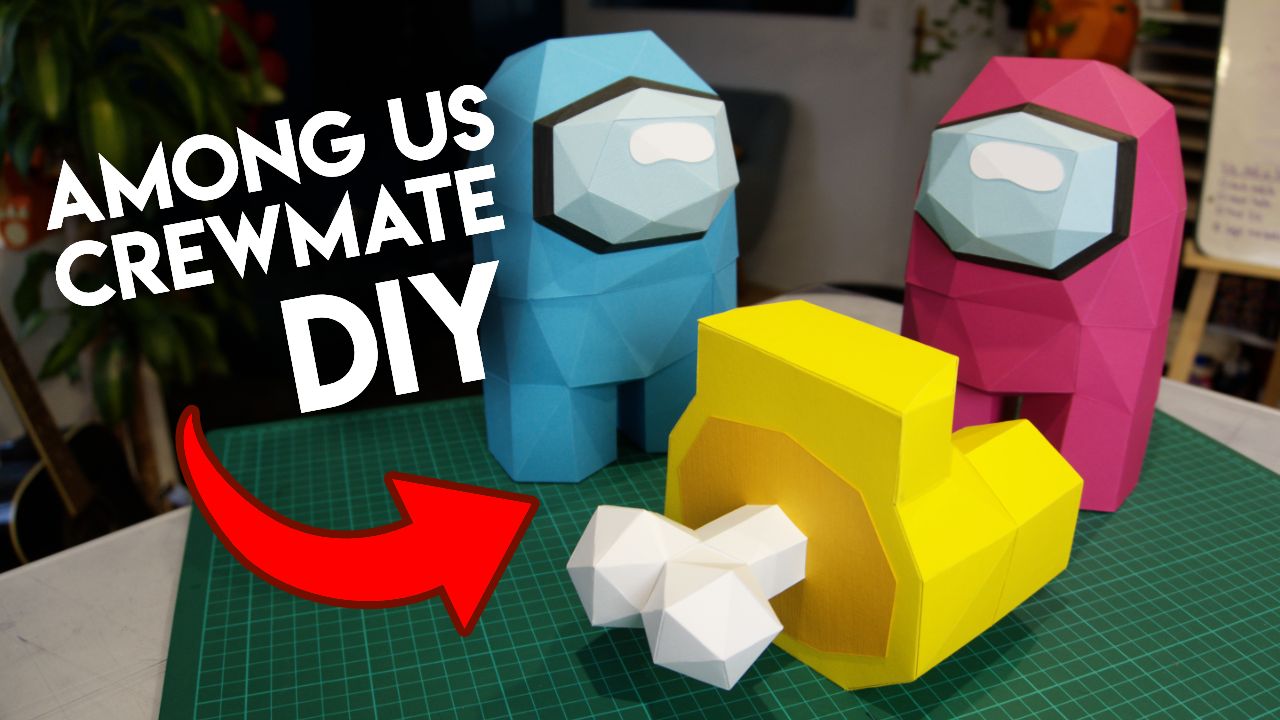 Among Us papercraft video tutorial - build you crewmate ! link in comments | Scrolller