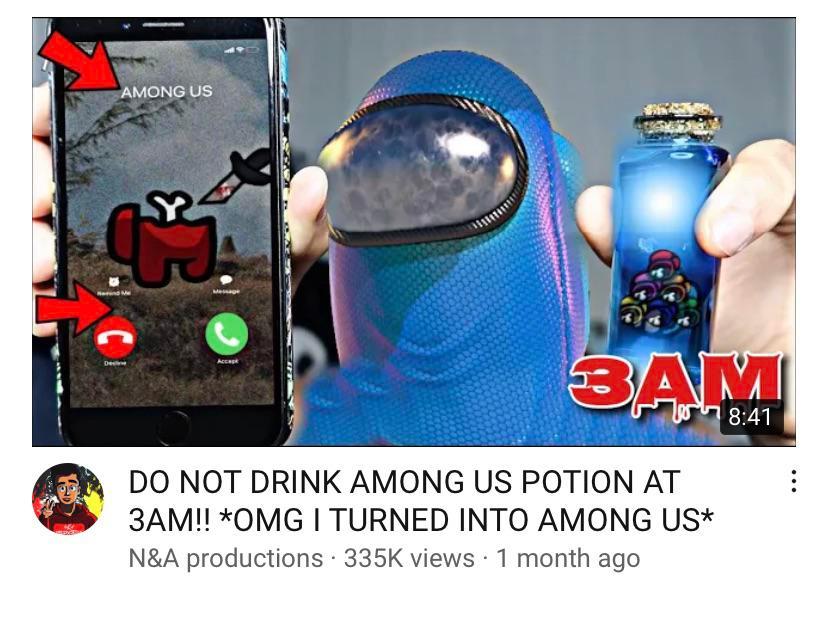 “Among us potion” | Scrolller