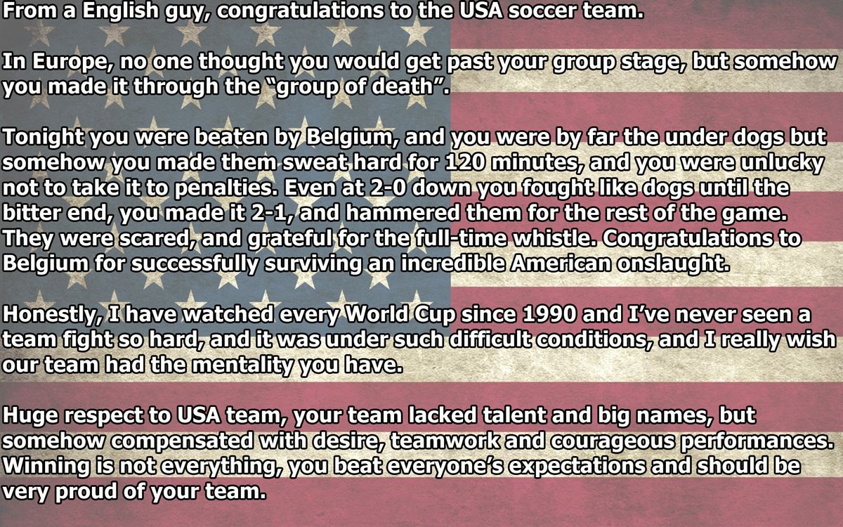 An ode to the USA soccer team | Scrolller