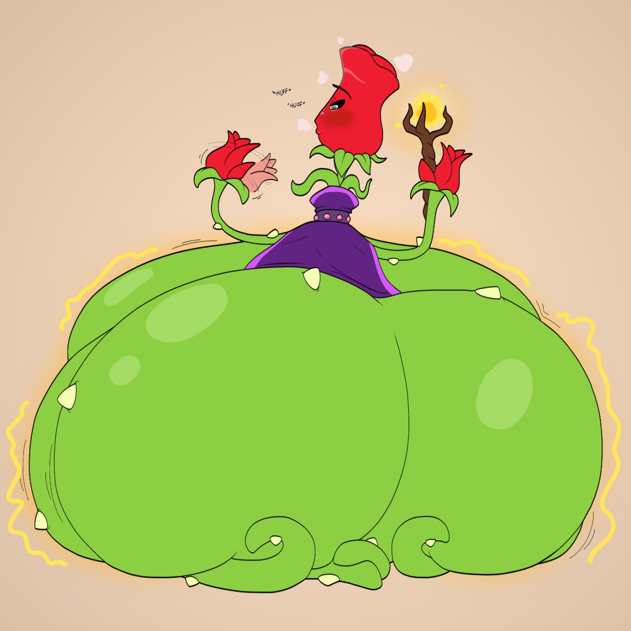 An overly thicc rose. (All credit goes to smappa on furrafinity. Art is not mine) | Scrolller
