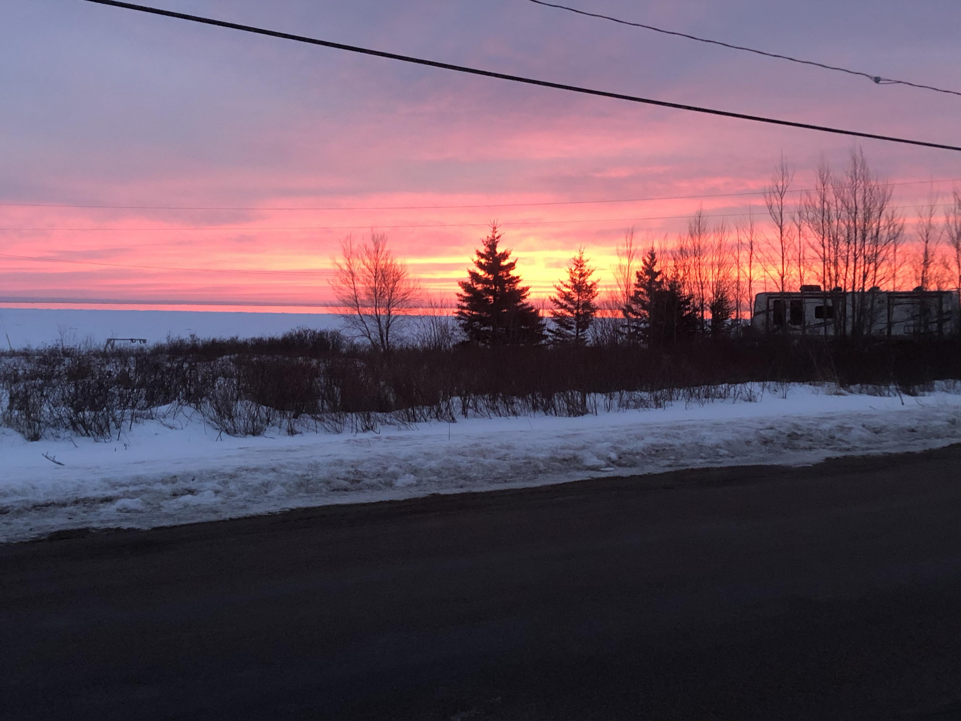 An unedited photo of a sunrise | Scrolller