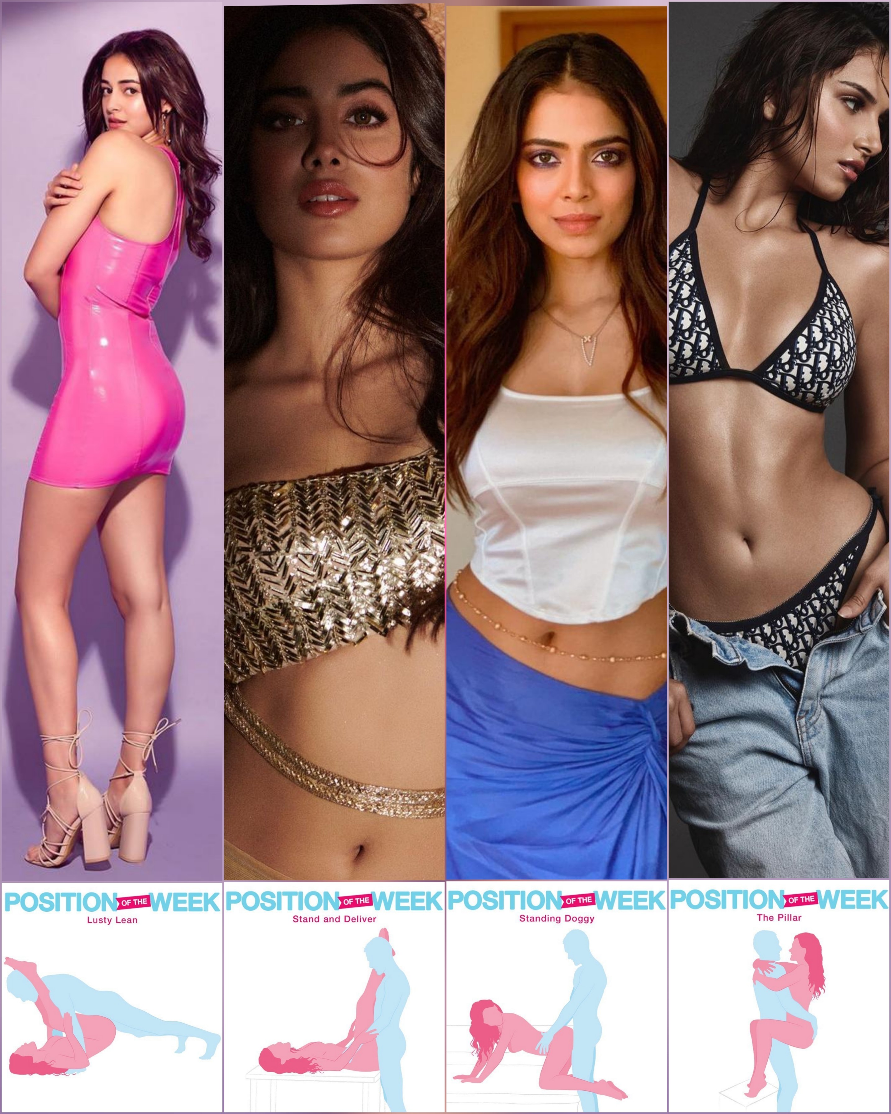 Ananya, Jhanvi, Malvika and Tara [choose your positions] | Scrolller