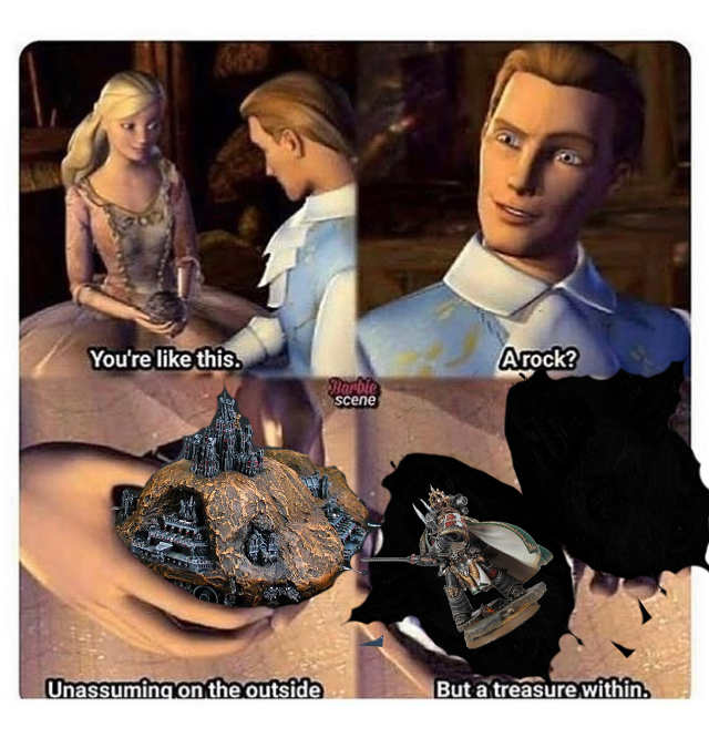 And I took that as Warhammer reference | Scrolller