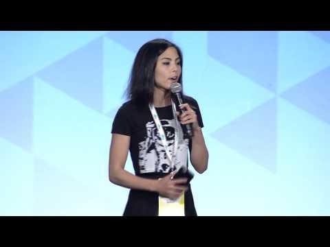 Anna Akana with a microphone | Scrolller
