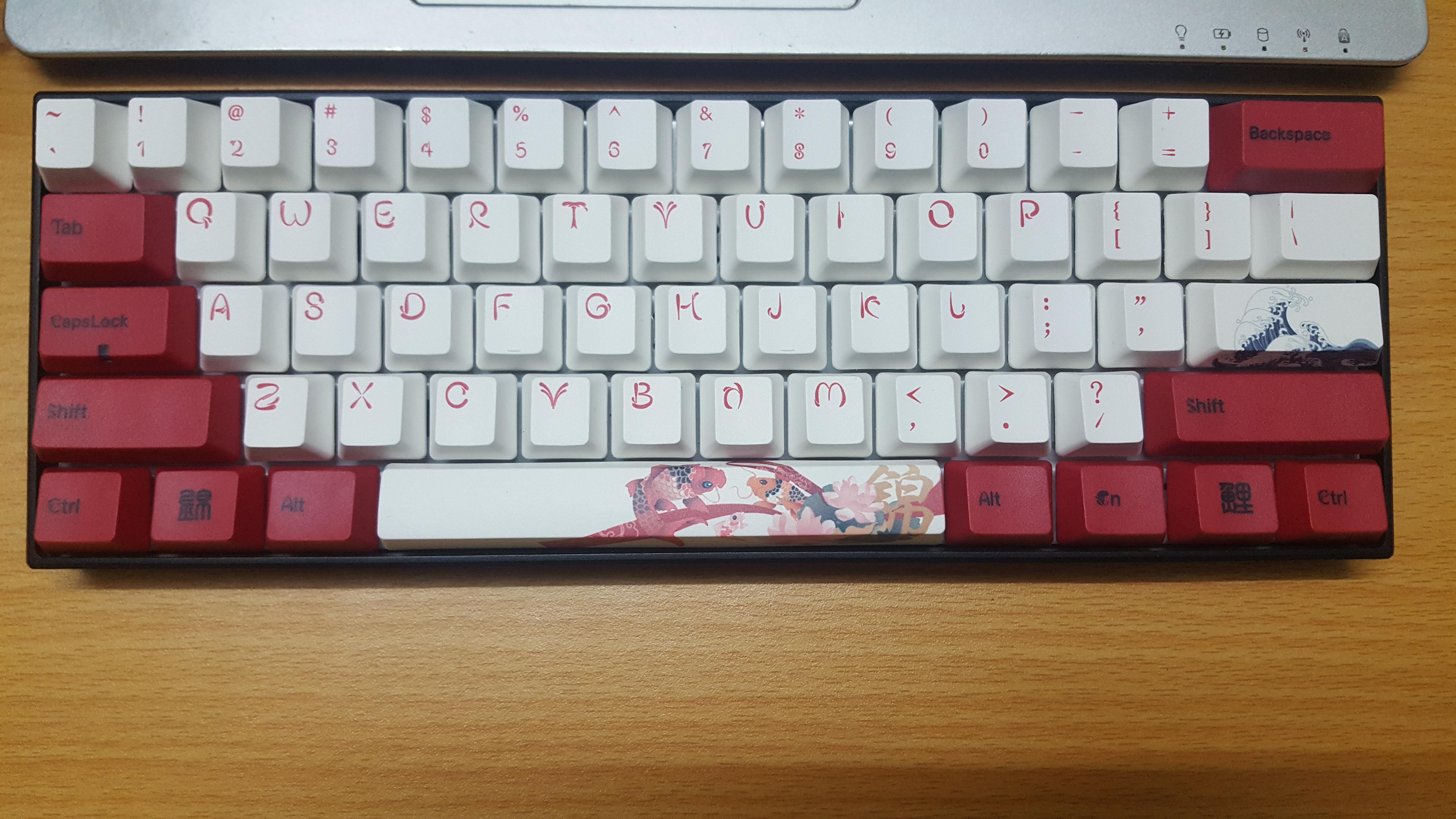 Anne Pro 2 with Original Koi keycaps. | Scrolller