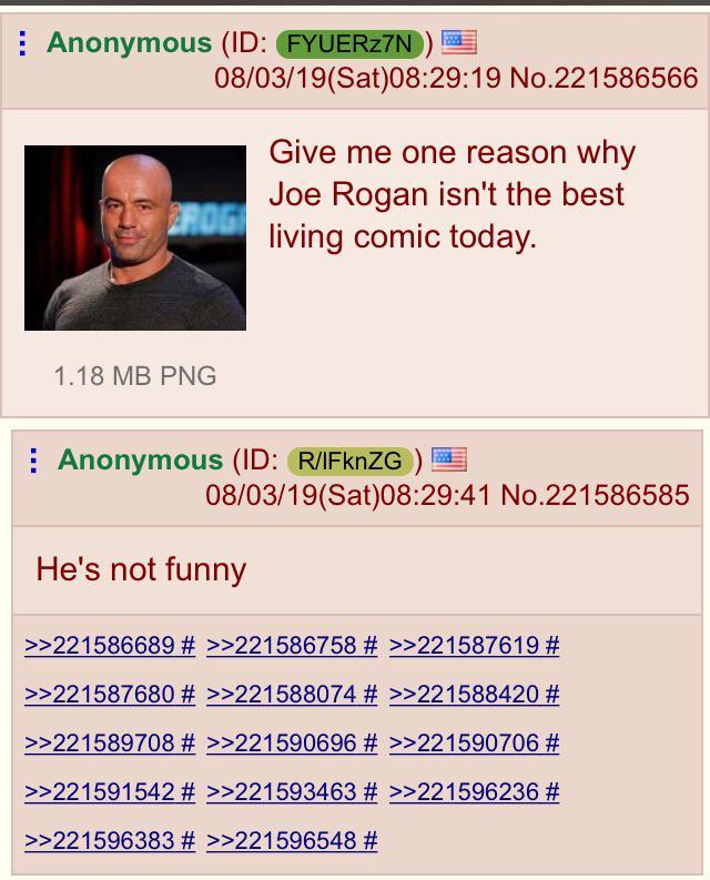 Anon asks about joe Rogan | Scrolller