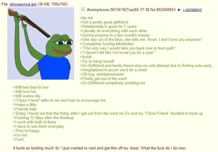 anon breaks up with his girlfriend | Scrolller