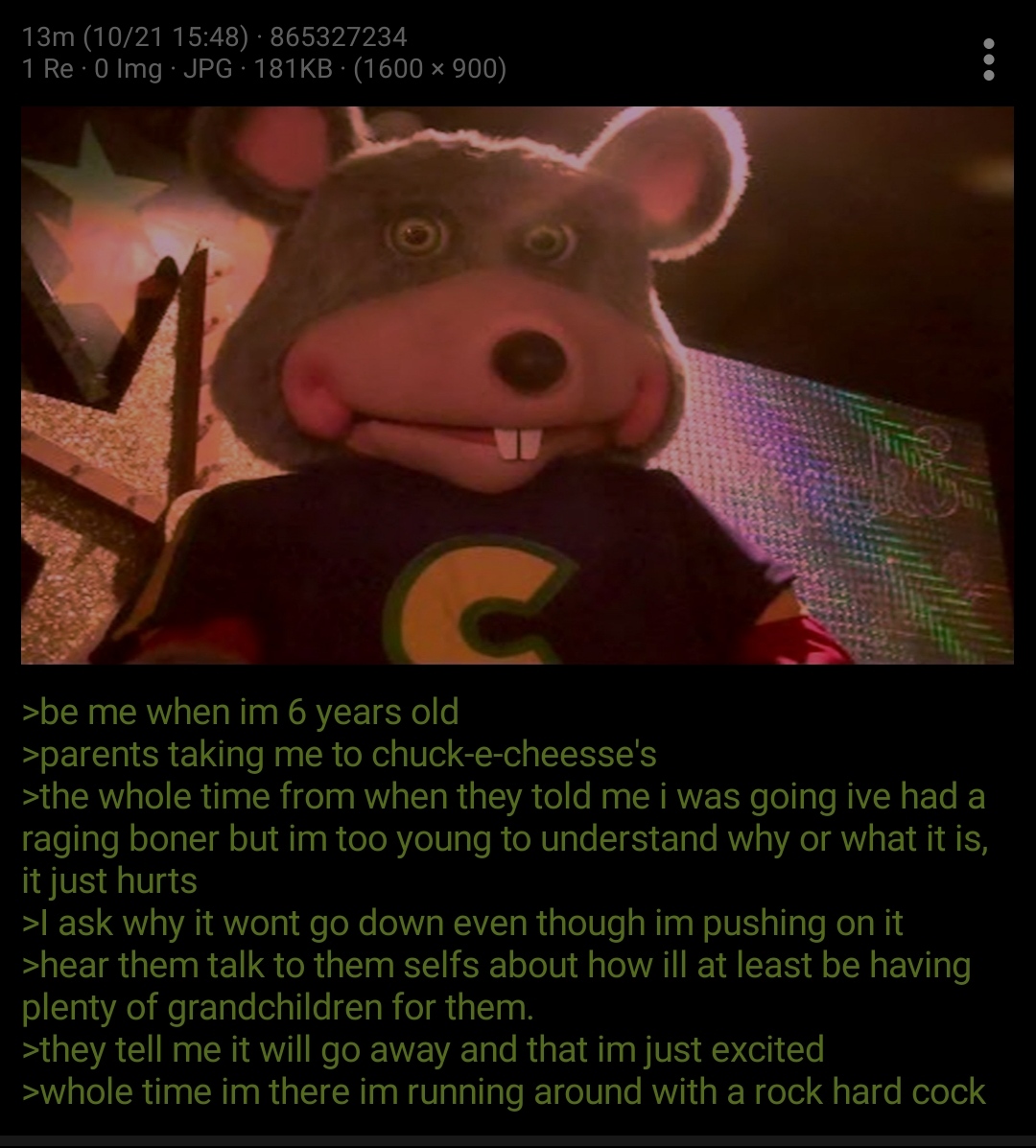 Anon goes to Chuck E. Cheese | Scrolller