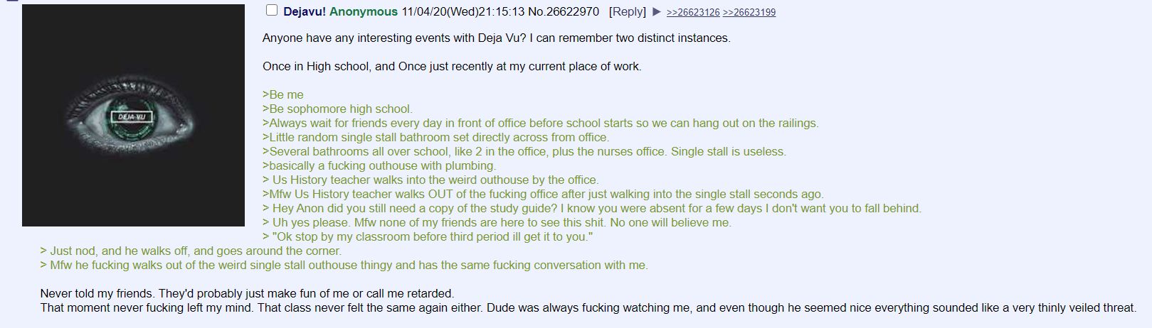 Anon has a memory lapse | Scrolller