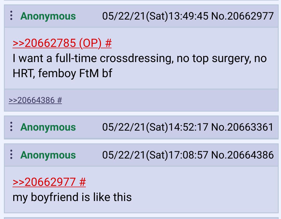 Anon has a type | Scrolller