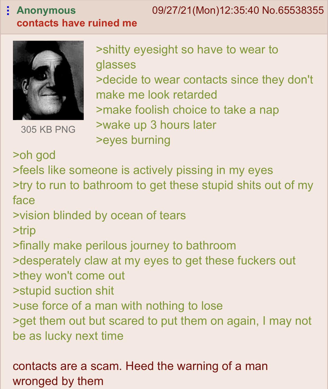 Anon Has Poor Eyesight Scrolller