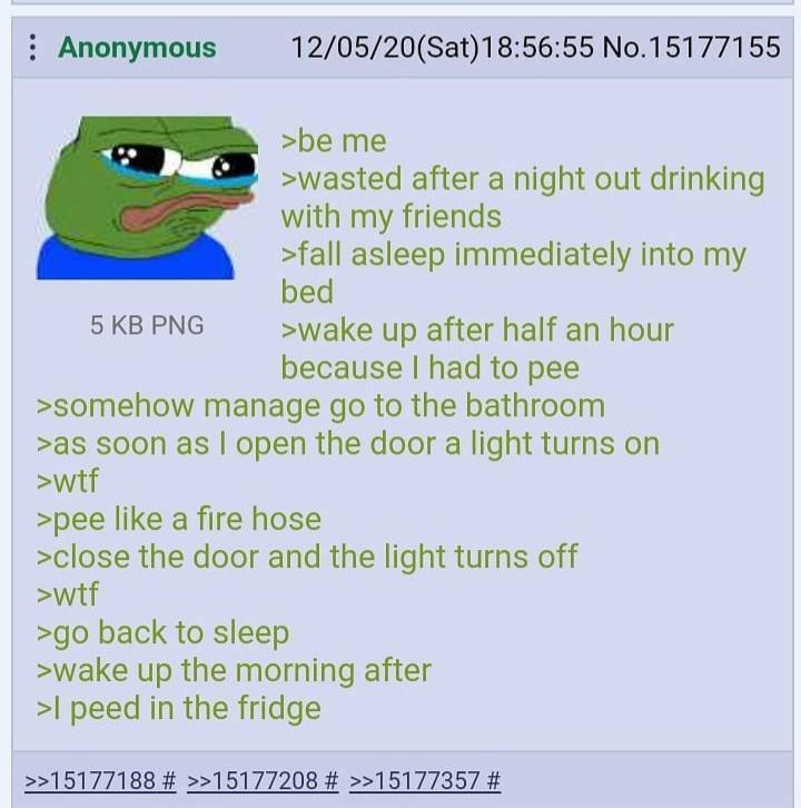 Anon has to pee | Scrolller