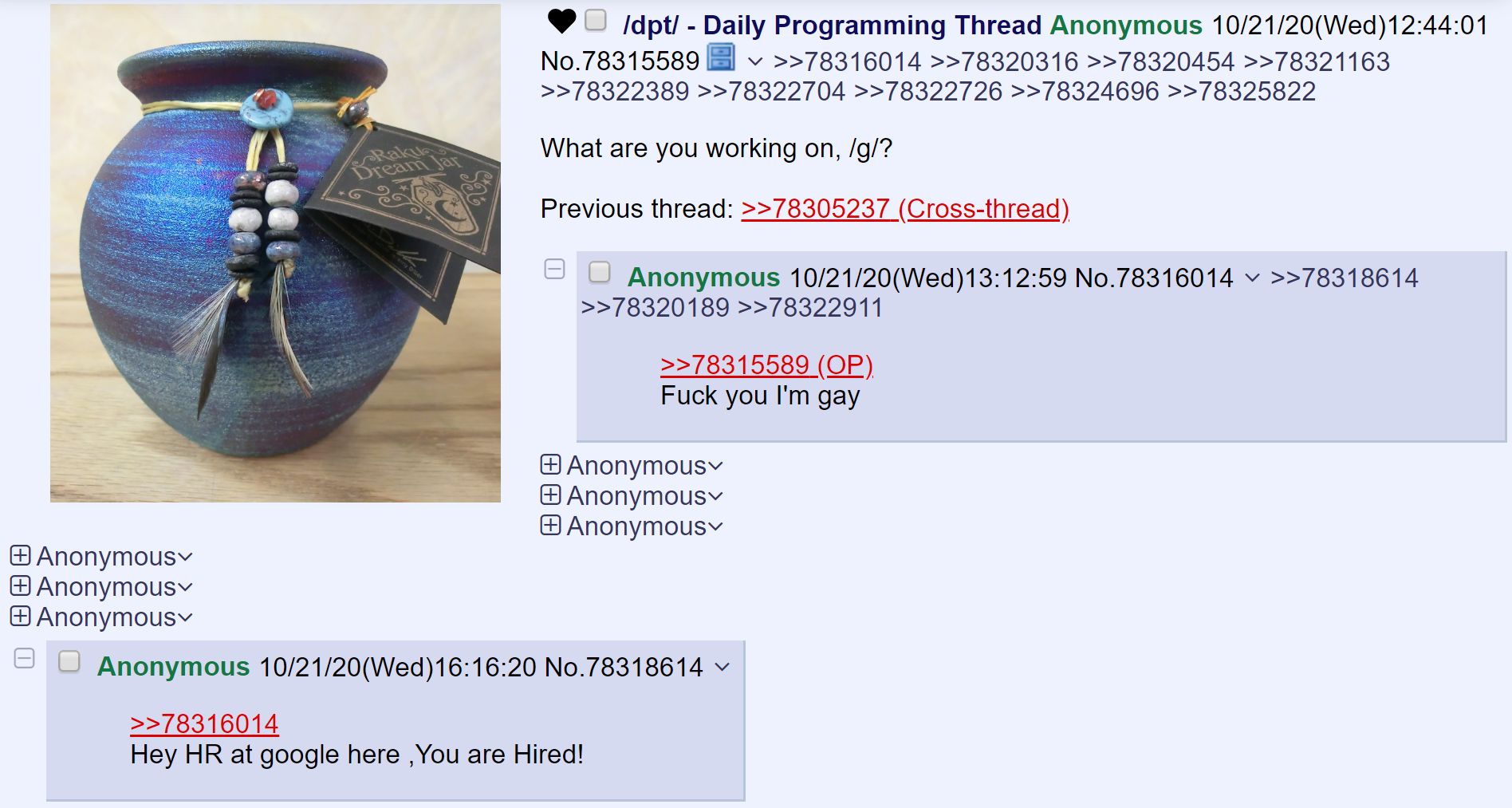 Anon is a programmer | Scrolller
