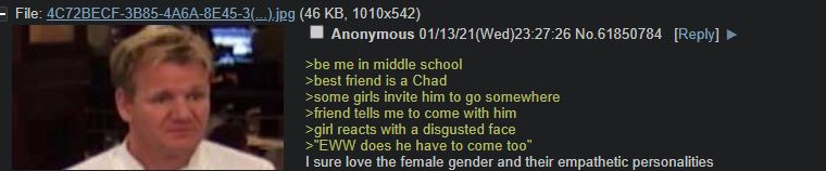 Anon is friends with chad | Scrolller