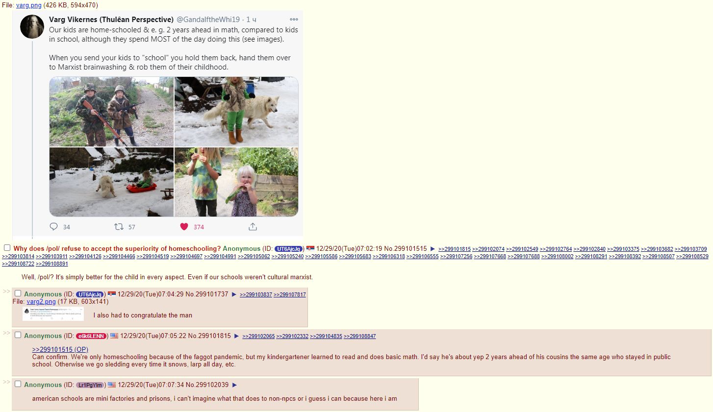 Anon is homeschooling his kids | Scrolller