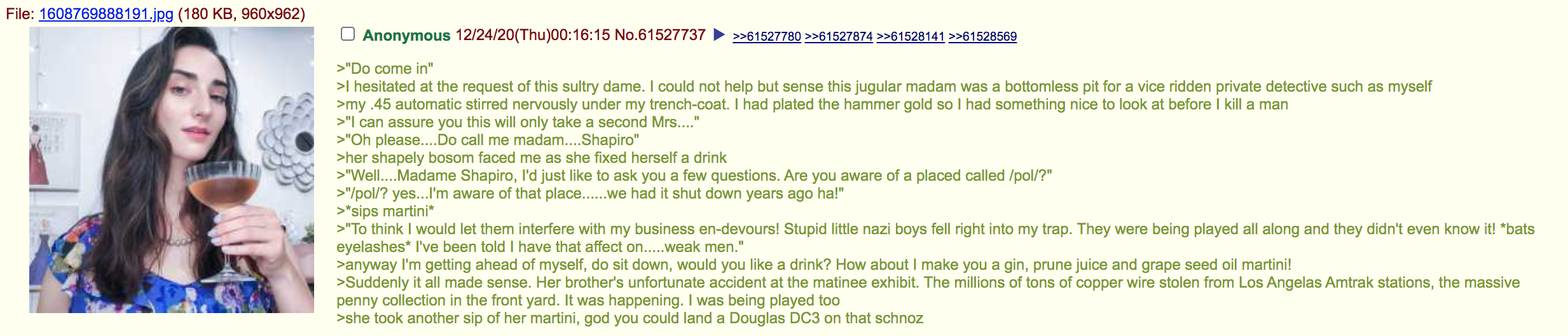 Anon meets Ben Shapiro's sister | Scrolller