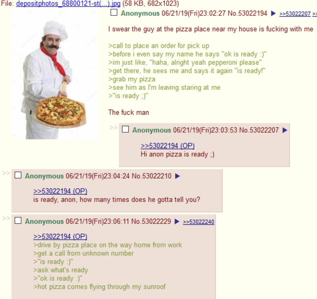 Anon’s pizza is here | Scrolller