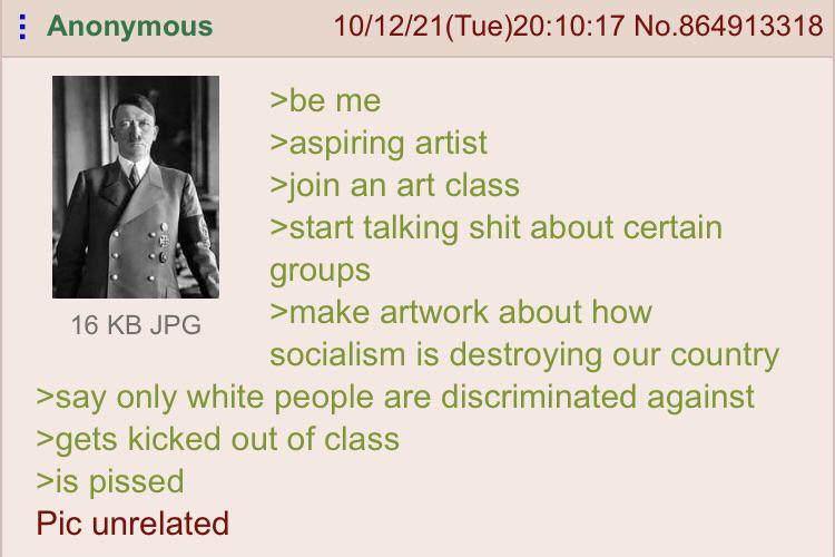 Anon talks shit | Scrolller