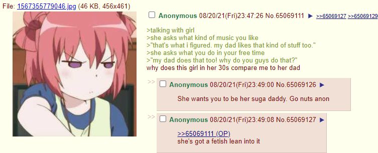 Anon talks to a girl | Scrolller