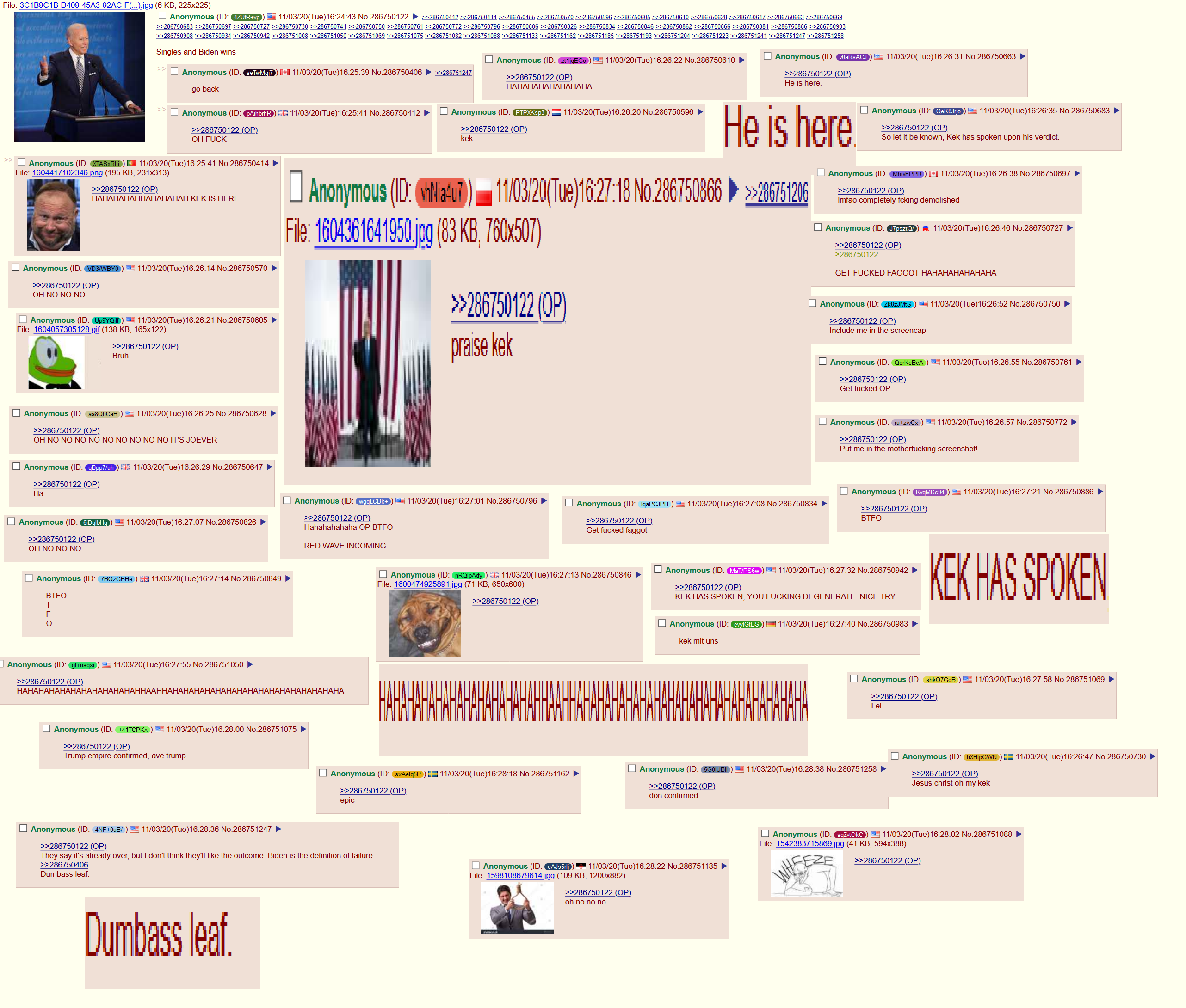Anon Uses Numbers To Determine The Election Scrolller
