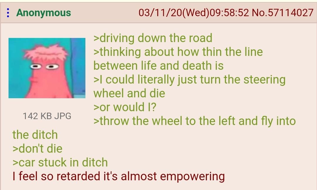 Anon's darkest timeline | Scrolller