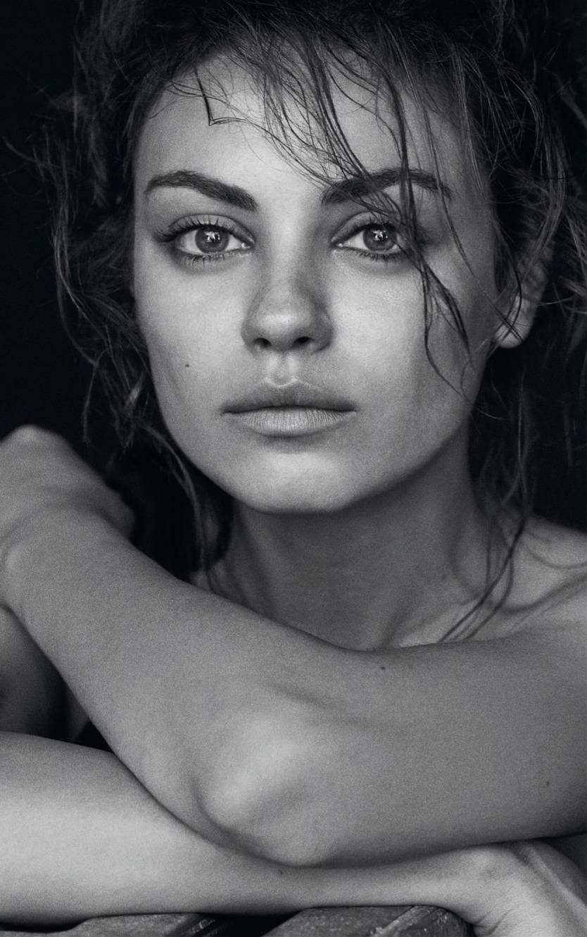 Another high res portrait of Mila by Vogue | Scrolller