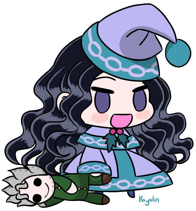 another jojo padoru from me yey, yukako yamagishi, complete with koichi ploosh uwu | Scrolller