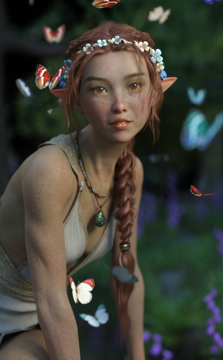 Another one of my original DAZ figure, Lorelei #2 | Scrolller