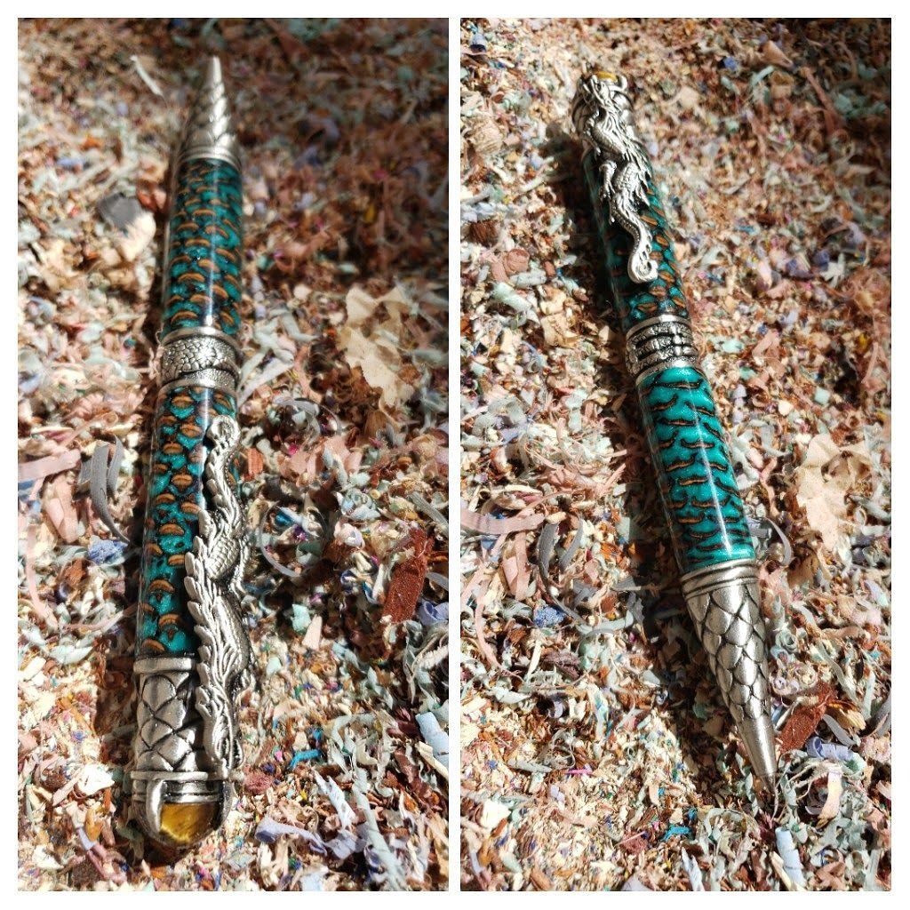 Another pinecone and resin pen I made | Scrolller