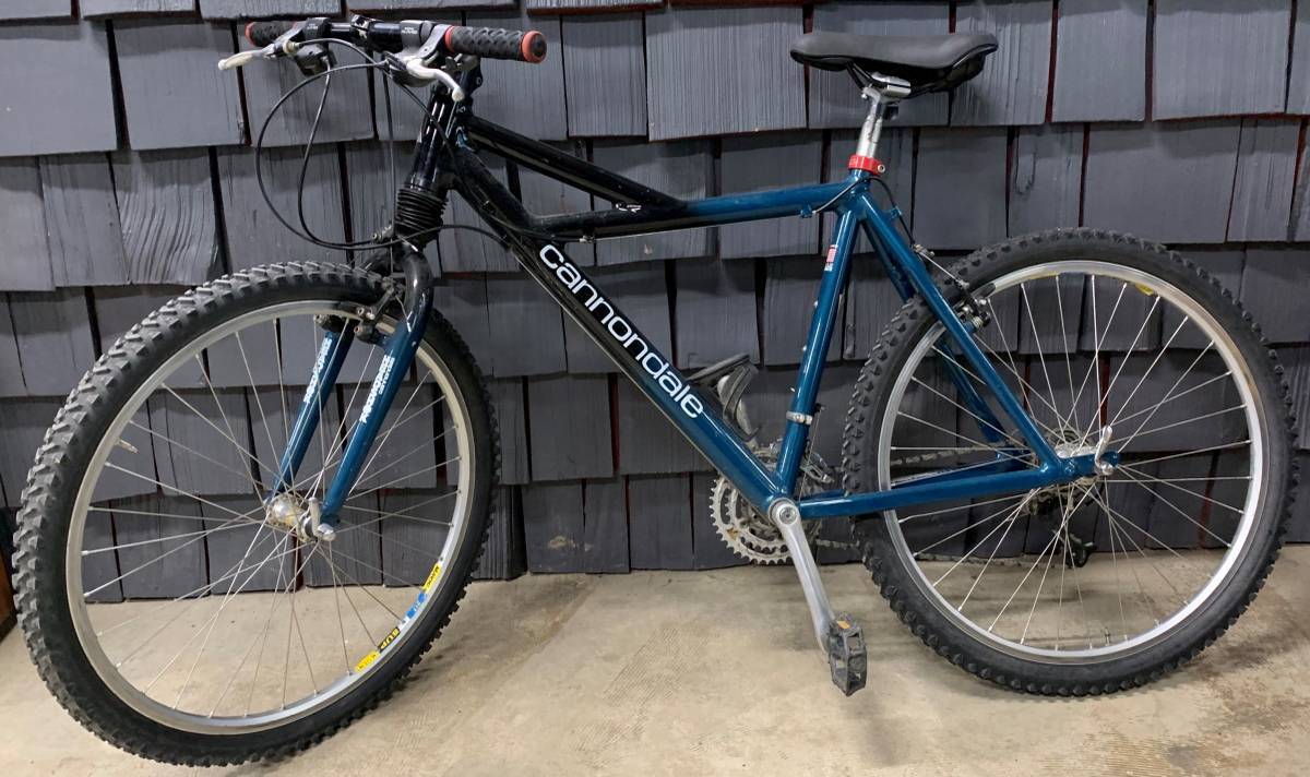 Any help identifying the model of this bike? Going blindly through the Cannondale catalogs since ...