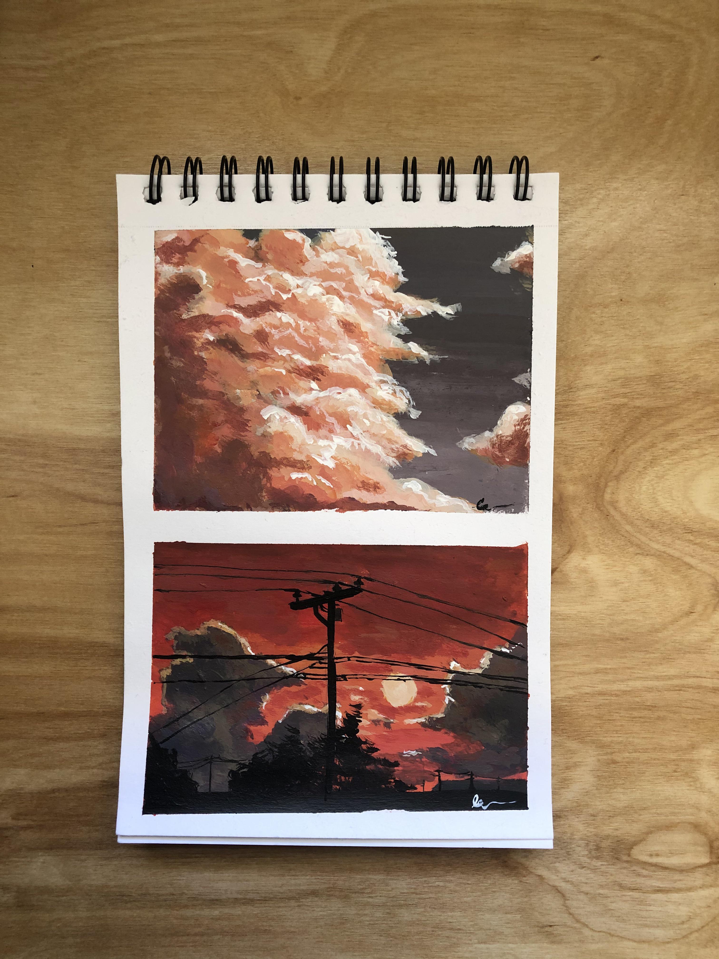 Any tips for painting clouds? | Scrolller