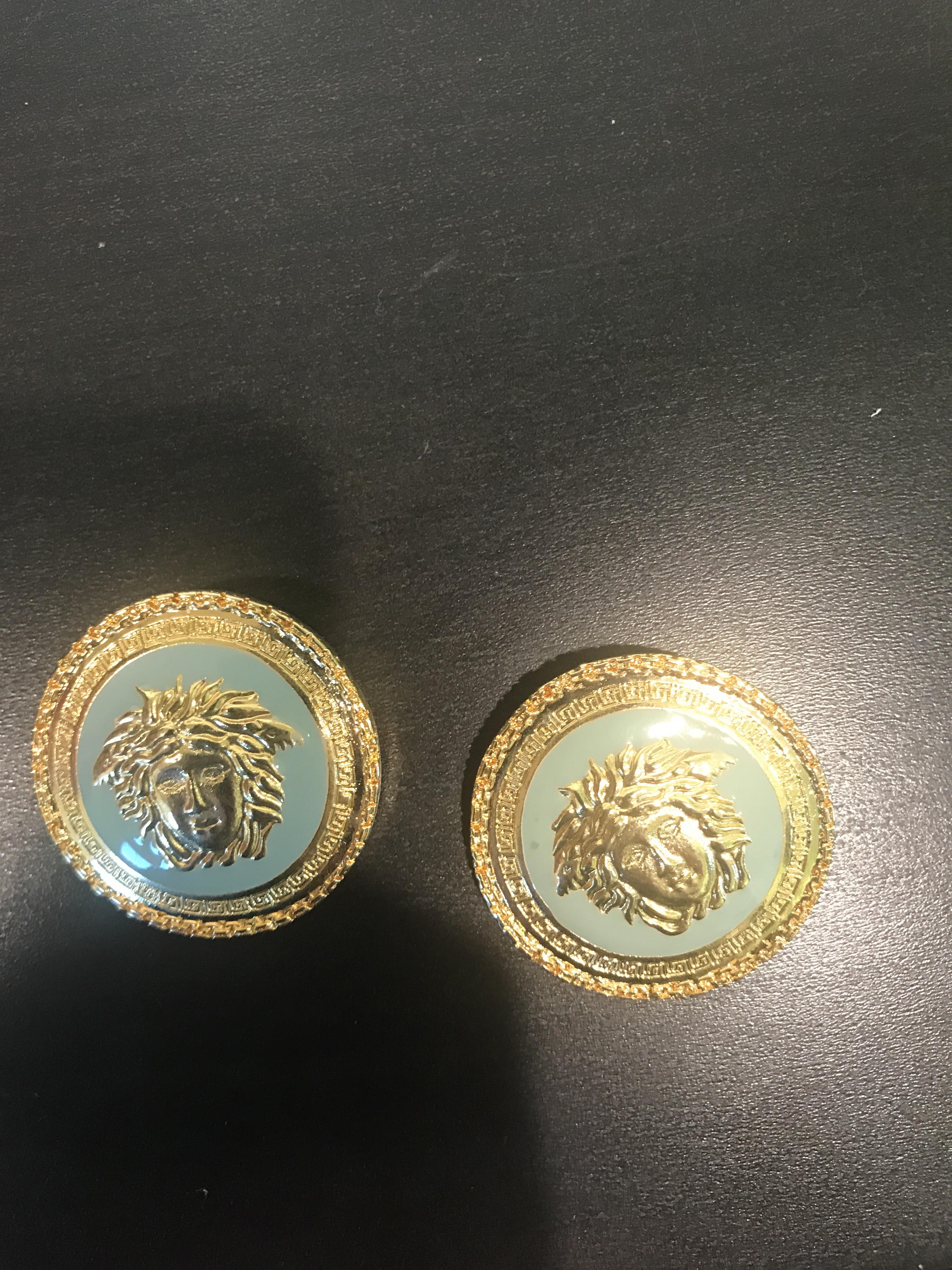 Anyone know if these are genuine Versace earrings? | Scrolller