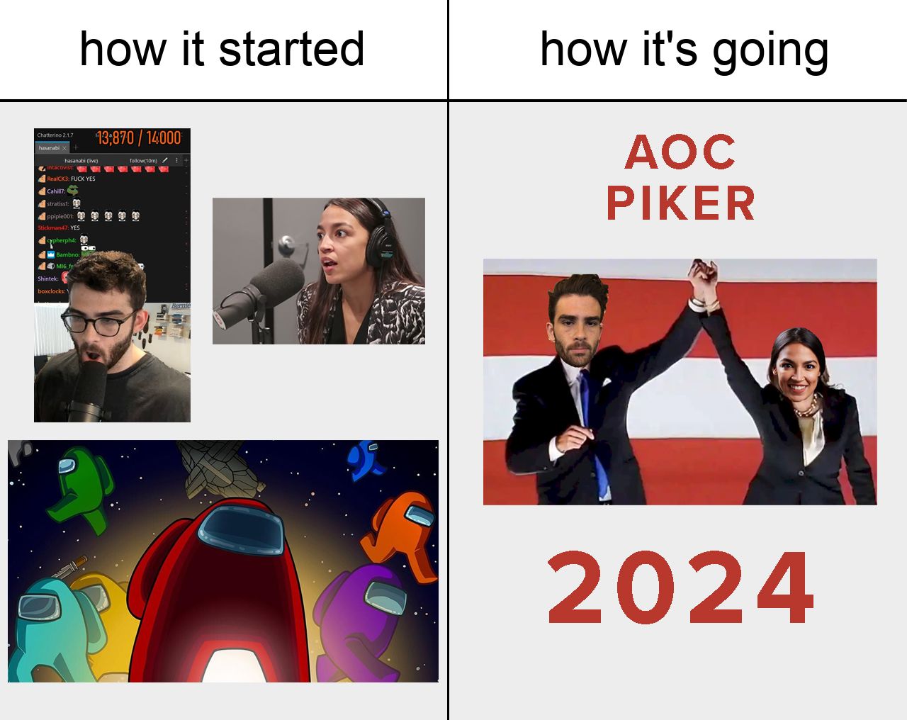 AOC/Piker 2024 | Scrolller