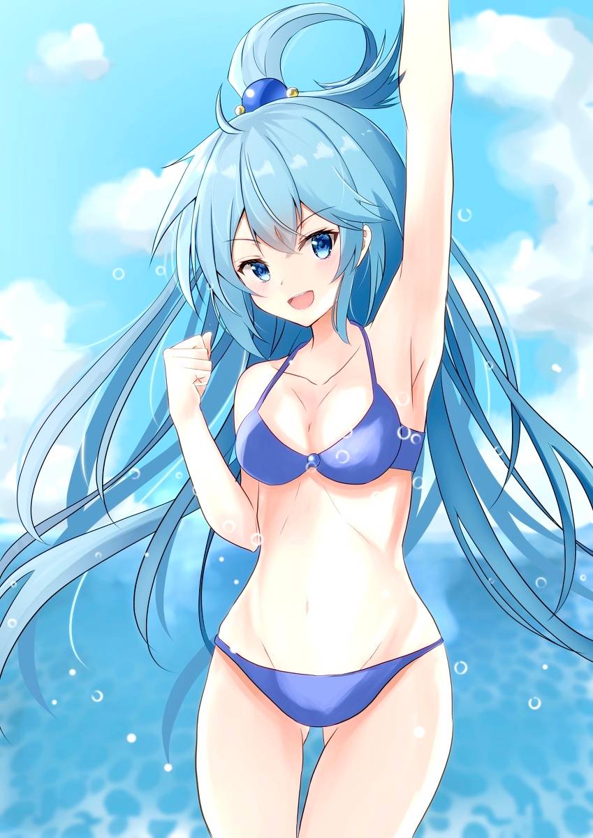 Aqua in a swimsuit | Scrolller