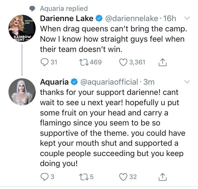 Aquaria responding to Darienne re: Met Gala | Scrolller