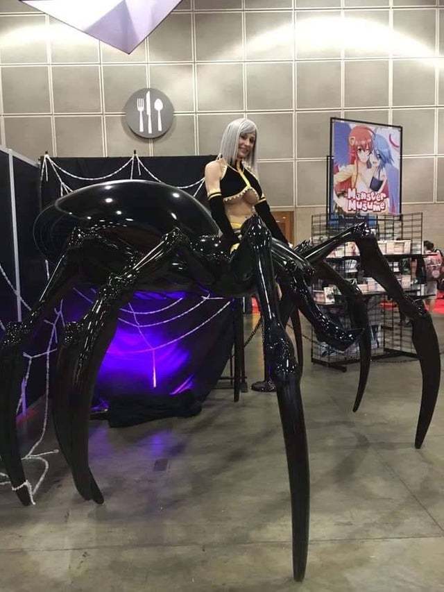 Arachnea Cosplay Fro Mmonster Musume By Marie Claude Bourbonnais