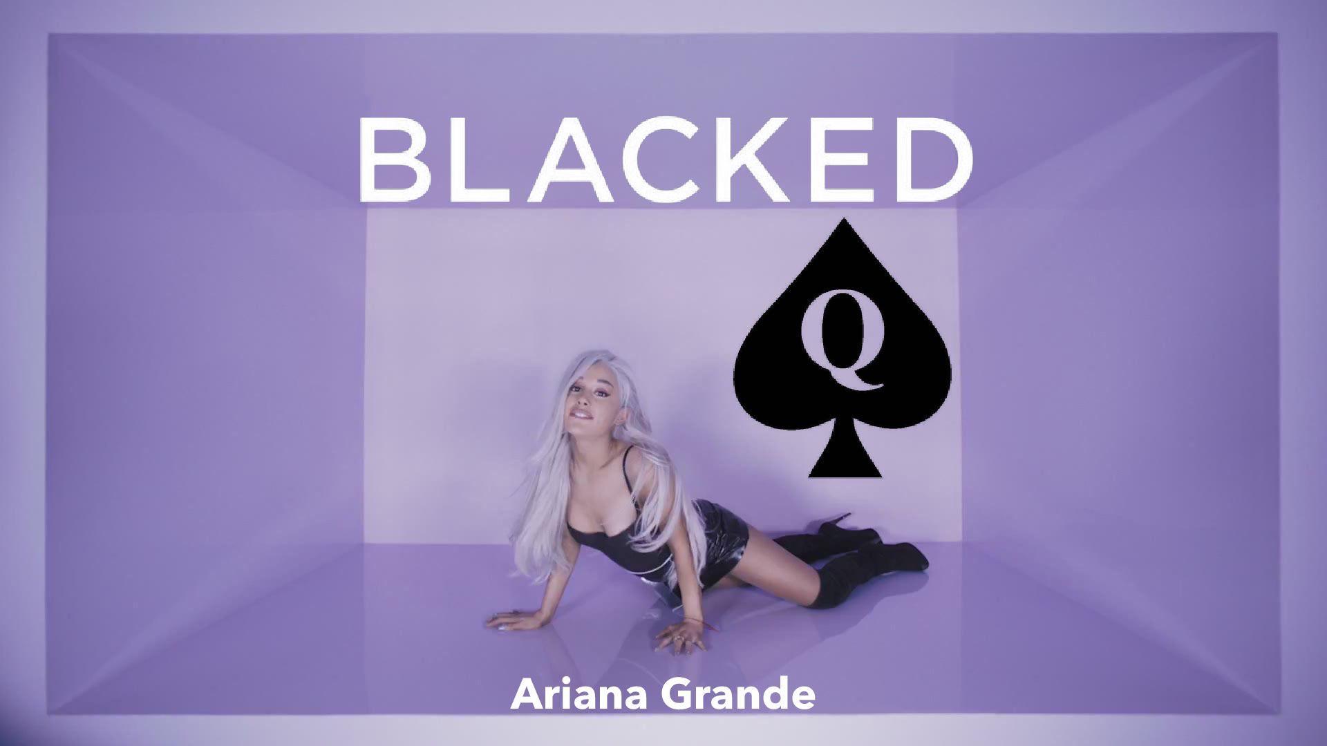 Ariana grande earns her queen of spades for Blacked. | Scrolller Ariana grande earns her queen of spades for Blacked. | Scrolller