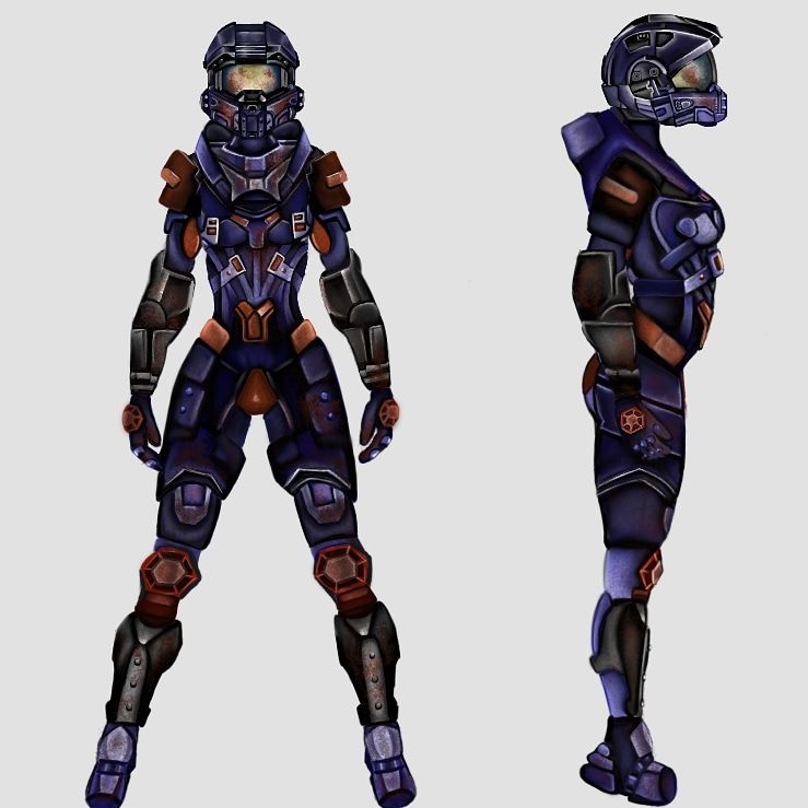 Ariva! My first ever concept drawing. So not perfect! Based on halo | Scrolller