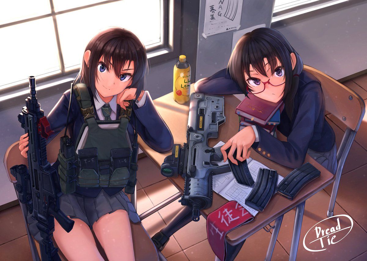 Armed Schoolgirls [Original] | Scrolller