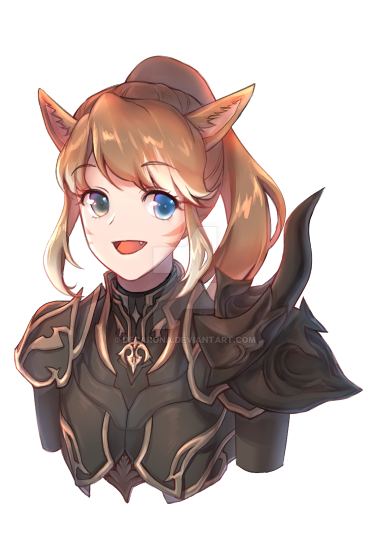 Armored Miqo'te Commission | Scrolller