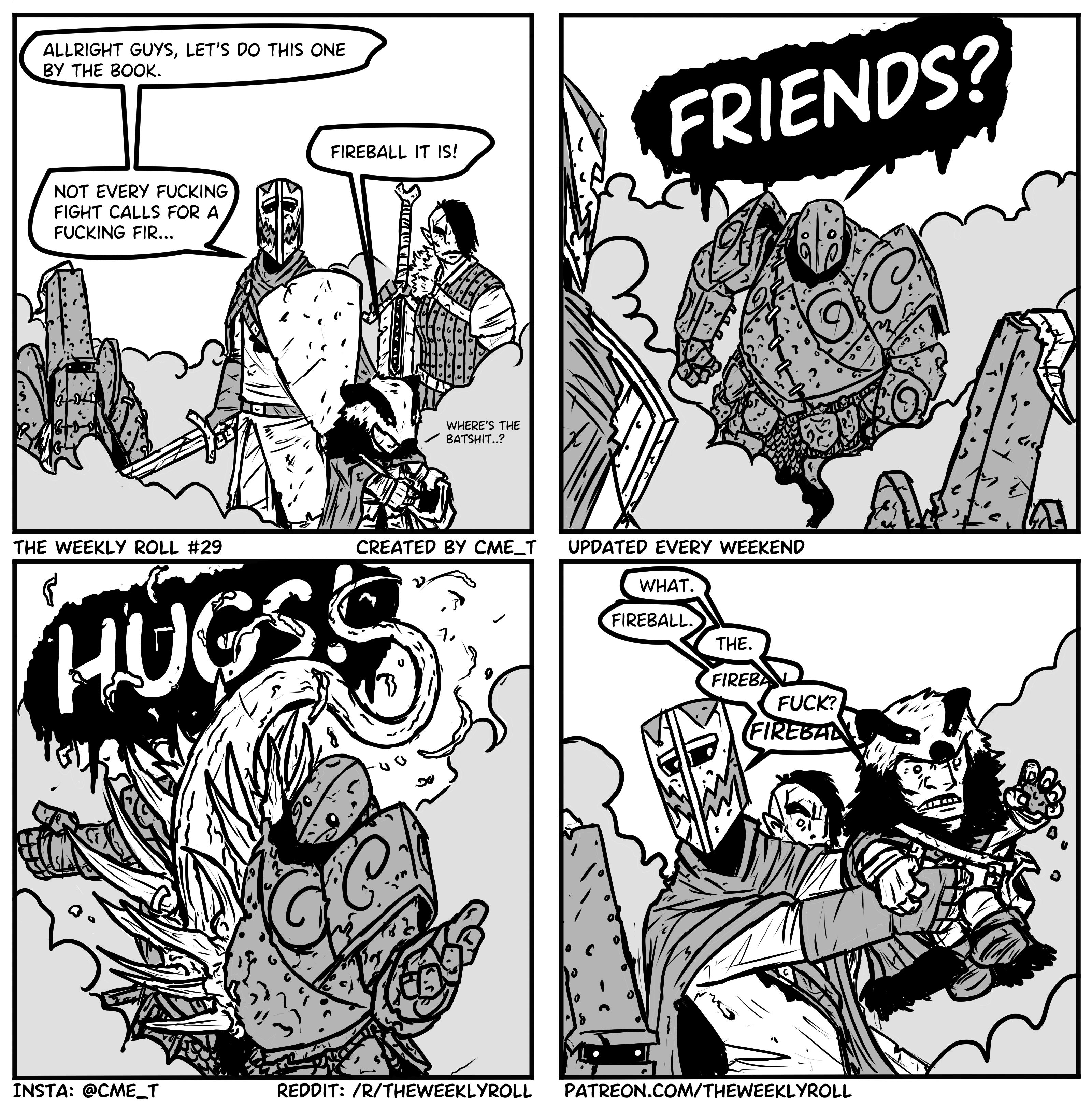 [Art][OC] Fireball? Fireball! | Scrolller