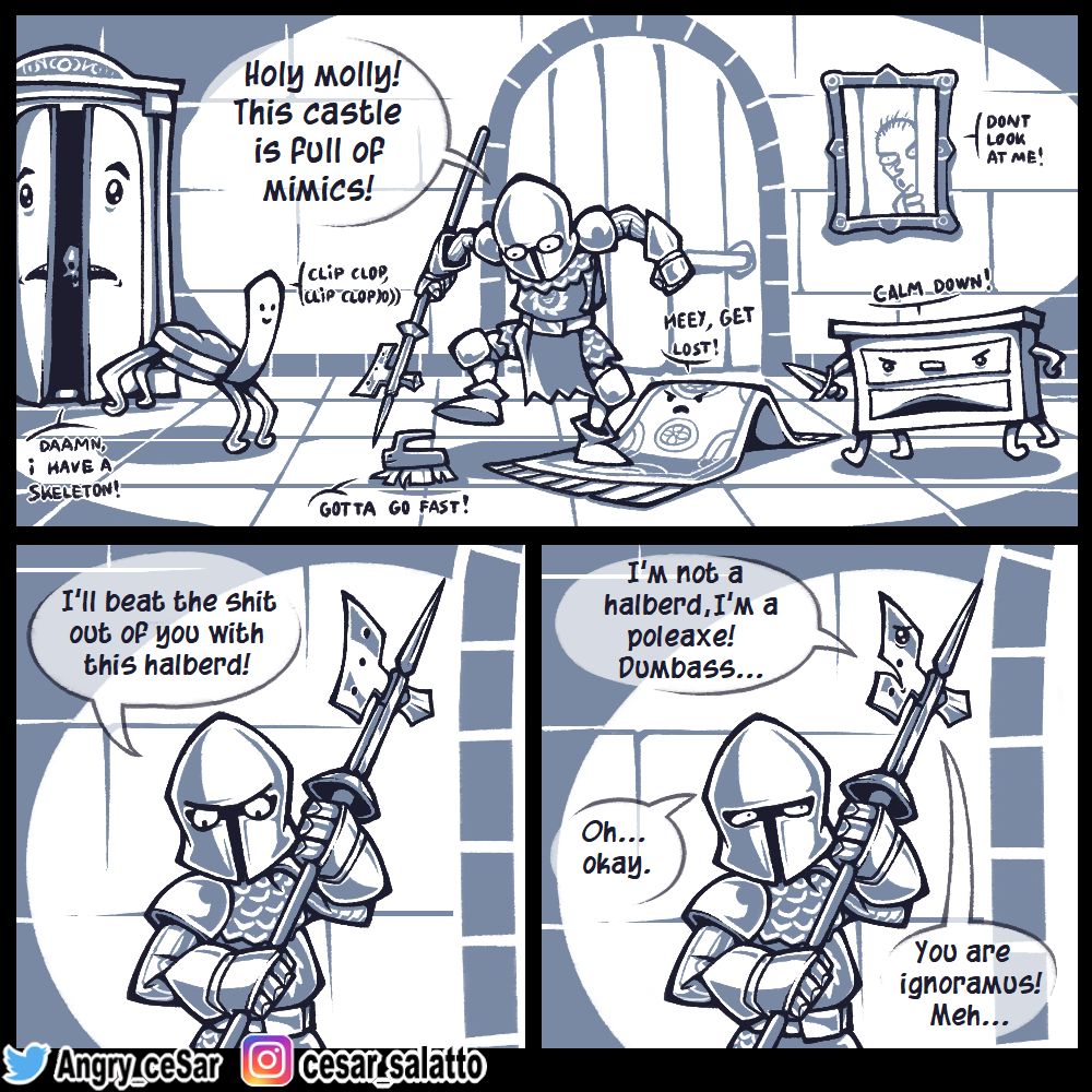 [Art] [OC] Mimic in the castle | Scrolller